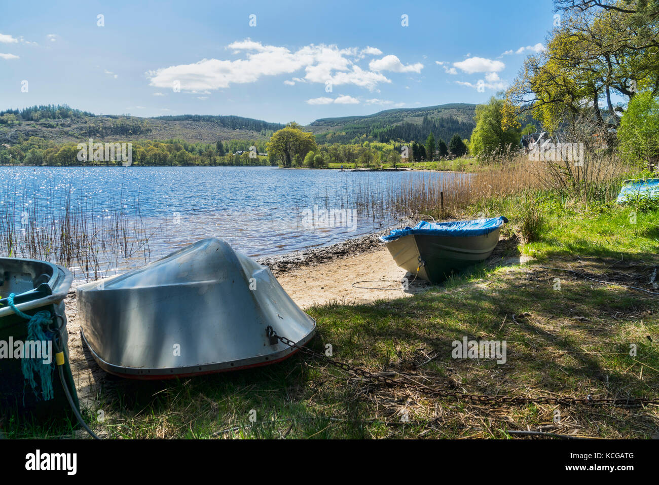 Loch Ard, Kinlochard, Stirlingshire; trossachs National Park, Sccotland ...