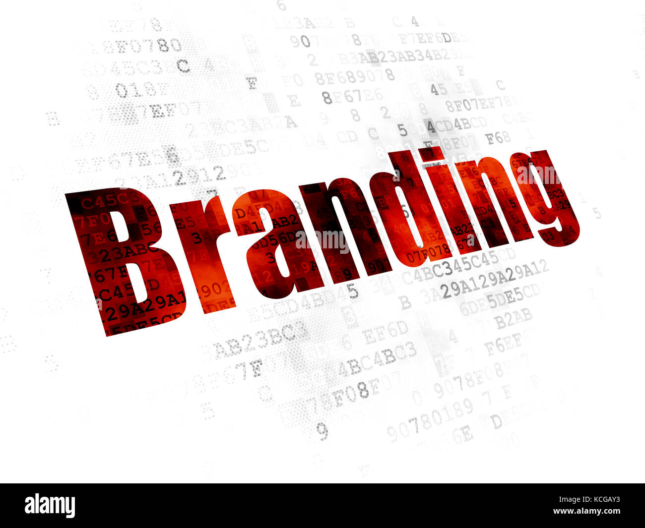 Marketing concept: Branding on Digital background Stock Photo - Alamy
