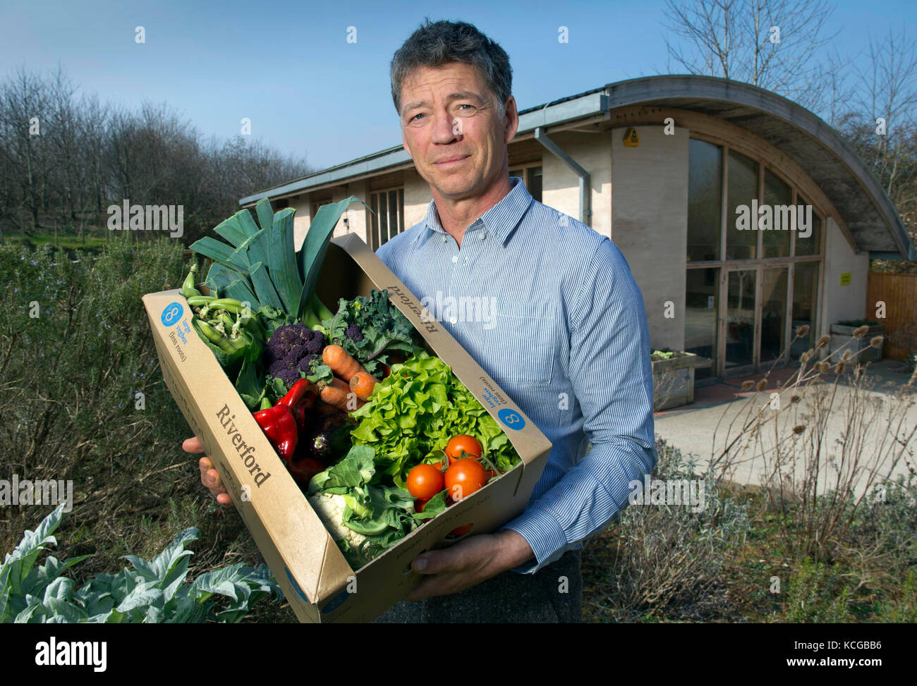 Guy Watson (Guy Singh-Watson), CEO and founder of Riverford Organic ...
