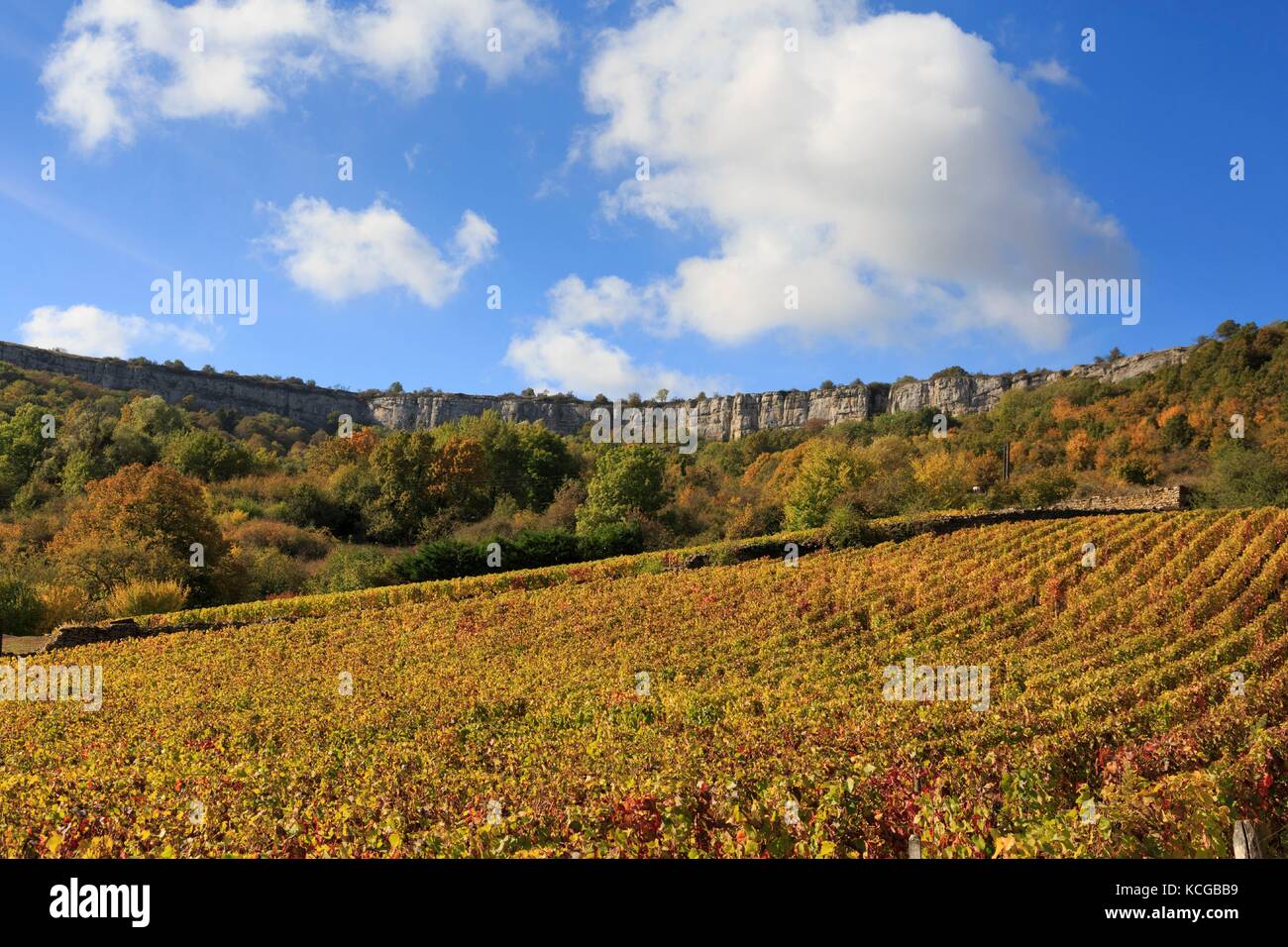 Saint-Romain, small village outside of Beaune, Burgundy, France Stock ...