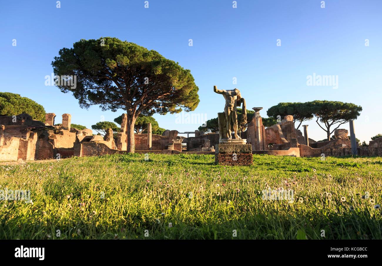 Ostia Antica ruins, near Rome, Italy Stock Photo - Alamy