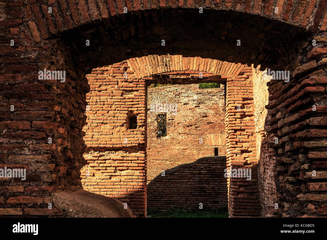 Ostia Antica ruins, near Rome, Italy Stock Photo - Alamy