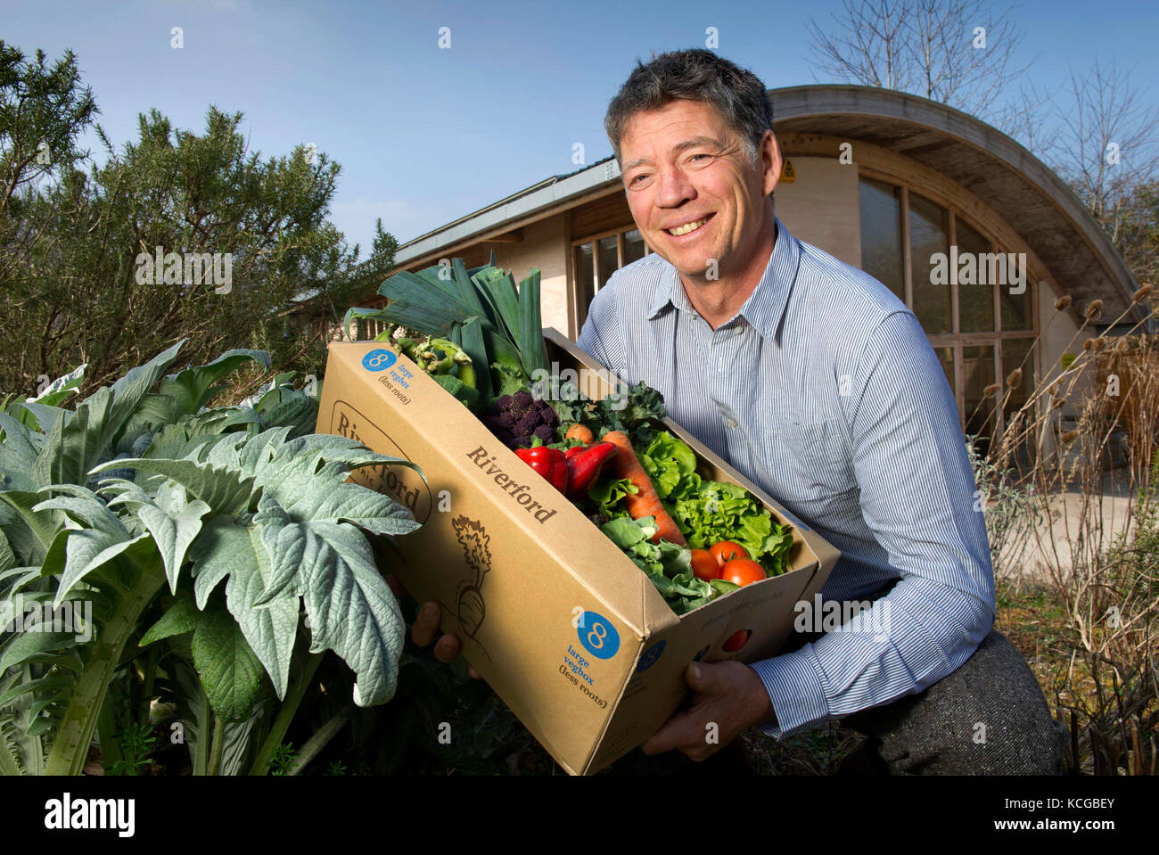 Guy Watson (Guy Singh-Watson), CEO and founder of Riverford Organic ...