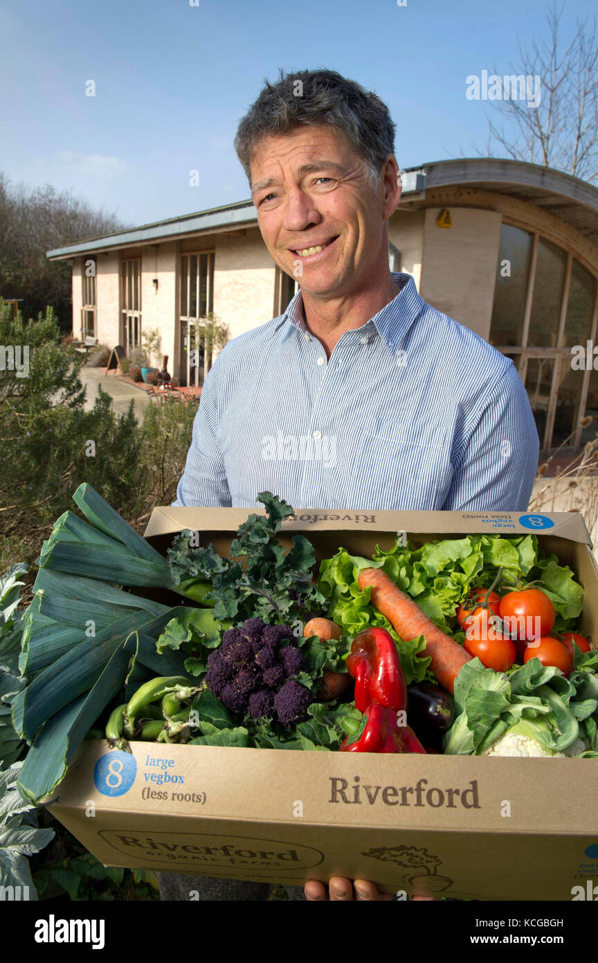 Guy Watson (Guy Singh-Watson), CEO and founder of Riverford Organic ...