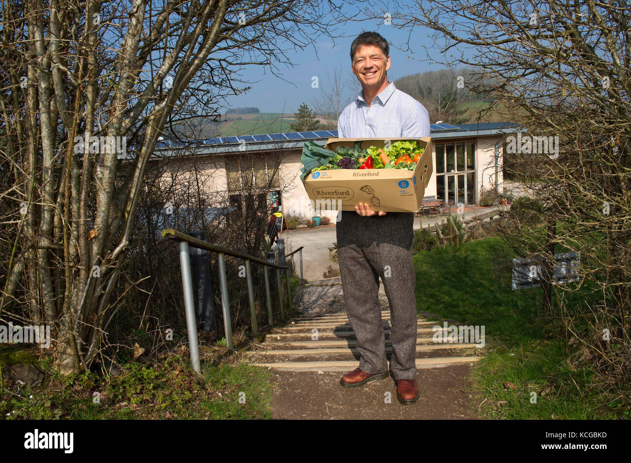 Guy Watson (Guy Singh-Watson), CEO and founder of Riverford Organic ...