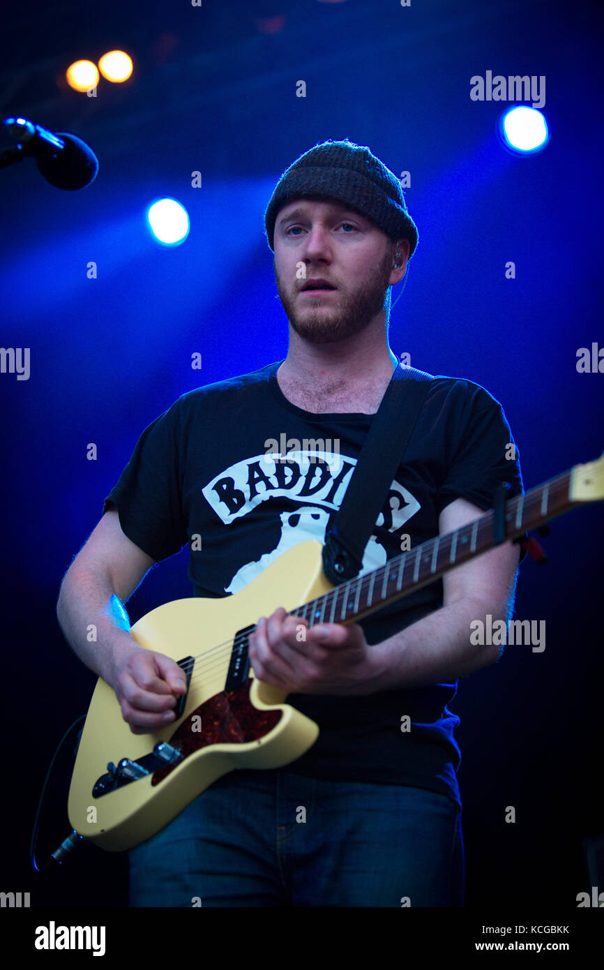 The British indie rock band Wild Beasts performs a live concert at the ...