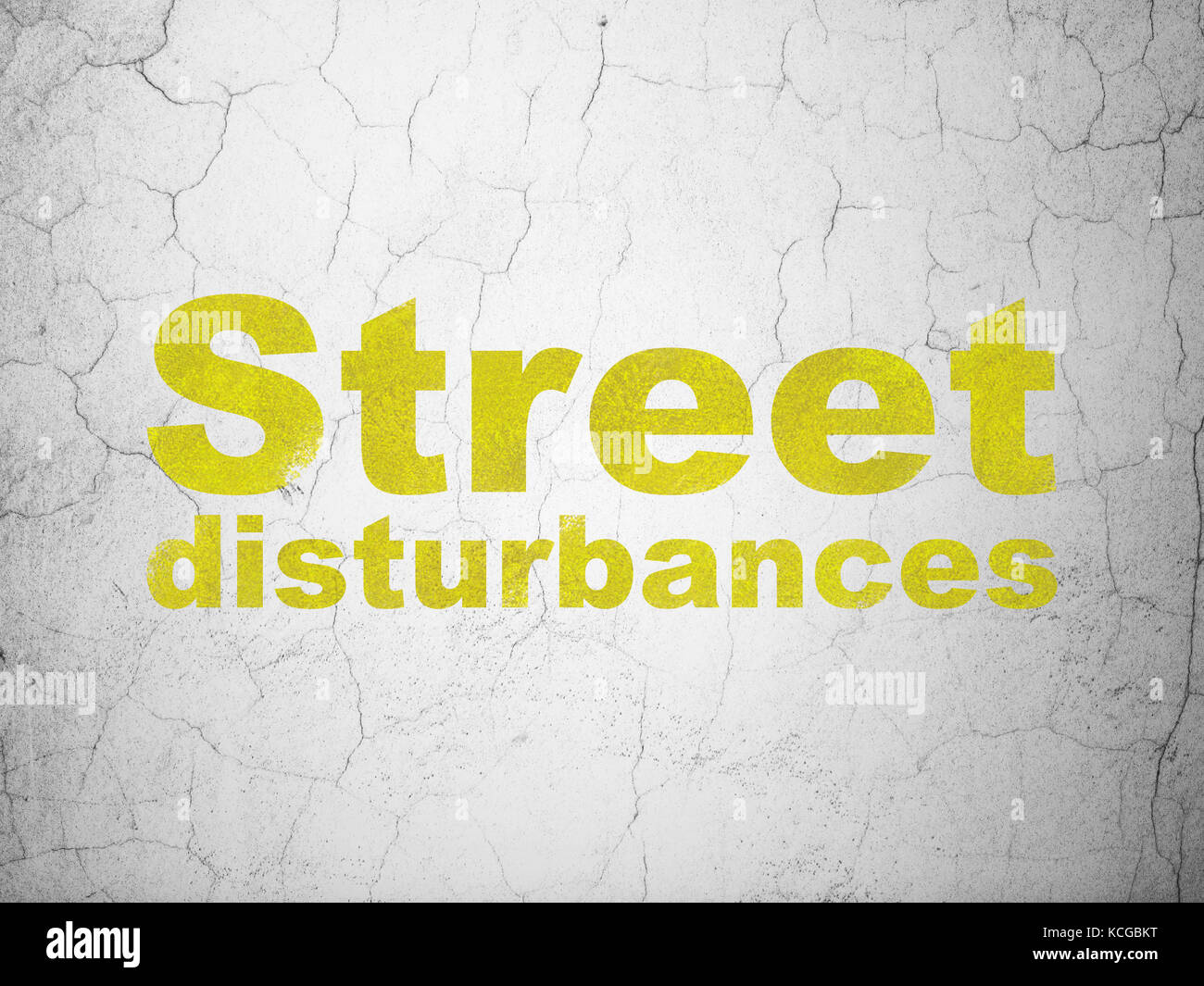 Political concept: Street Disturbances on wall background Stock Photo ...