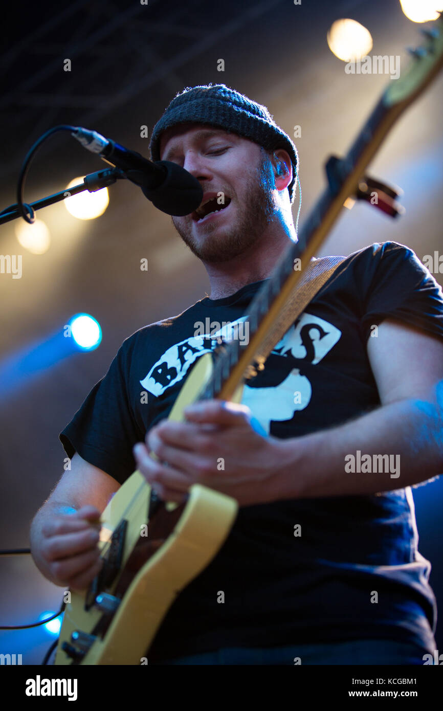 The British indie rock band Wild Beasts performs a live concert at the ...
