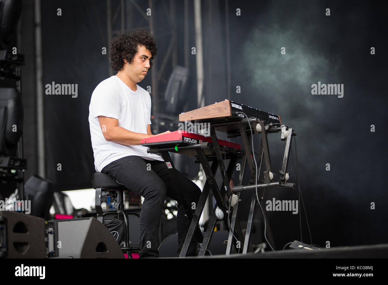 The American indie rock band Wild Nothing performs a live concert at ...