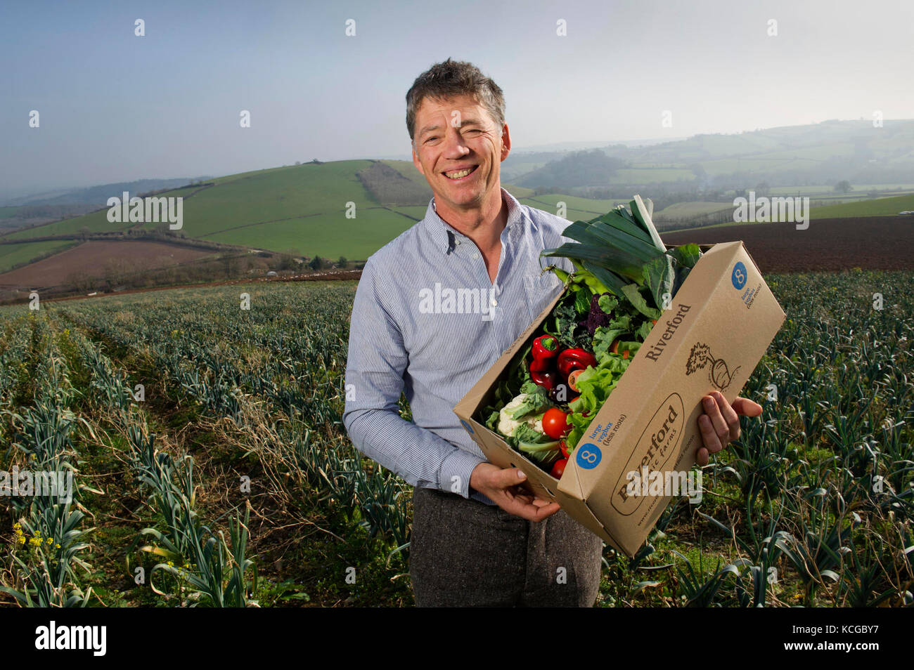 Guy Watson (Guy Singh-Watson), CEO and founder of Riverford Organic ...