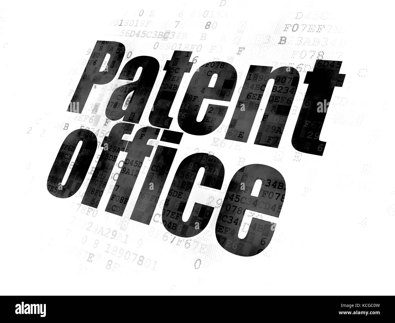 Law concept: Patent Office on Digital background Stock Photo - Alamy