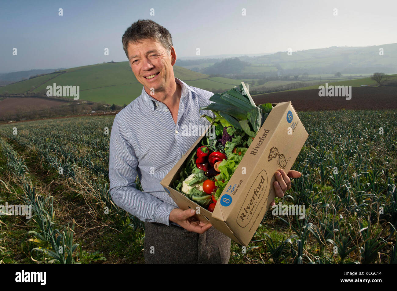 Guy Watson (Guy Singh-Watson), CEO and founder of Riverford Organic ...