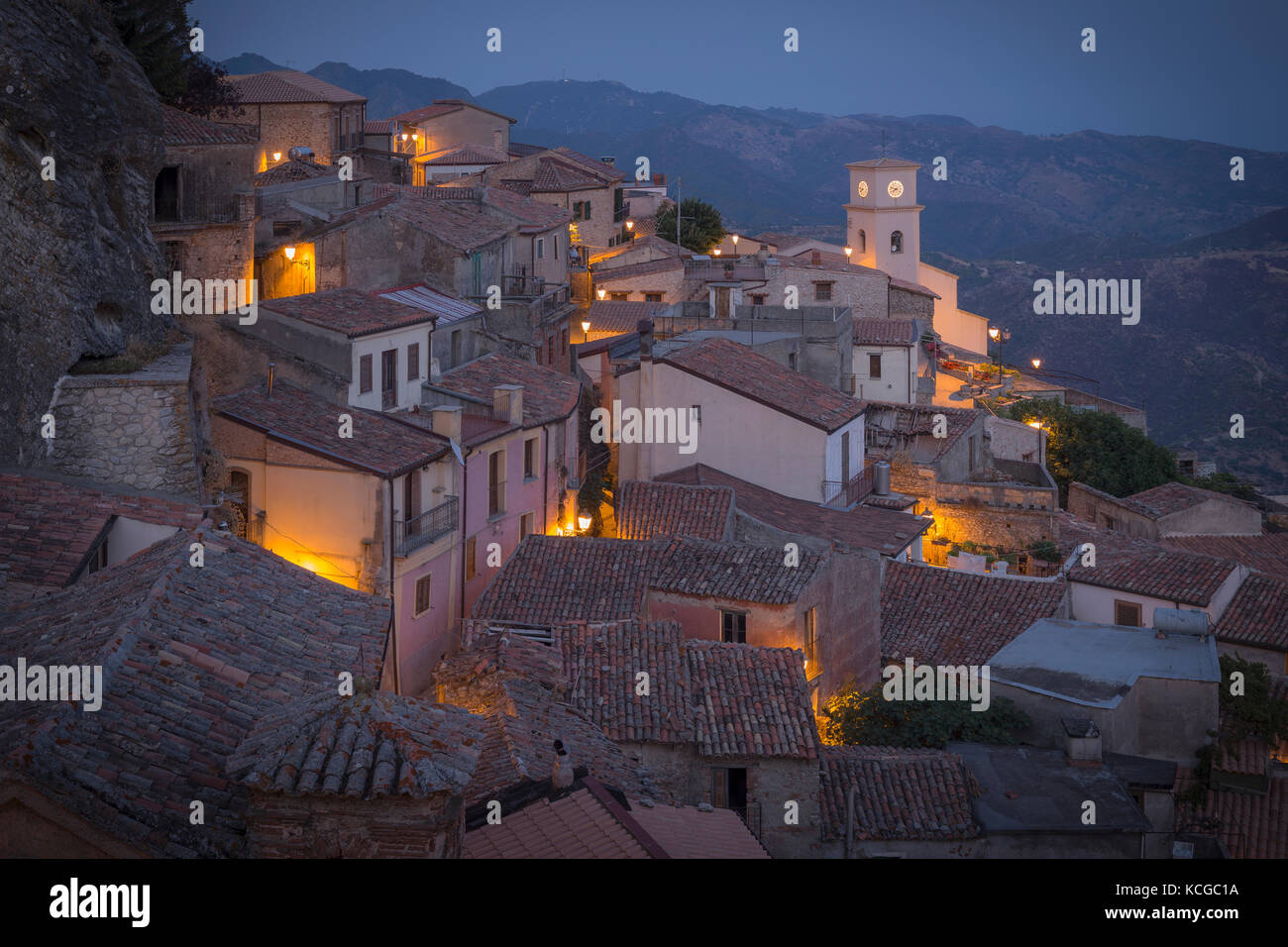 Hilltown of Bova, Calabria, Italy Stock Photo - Alamy