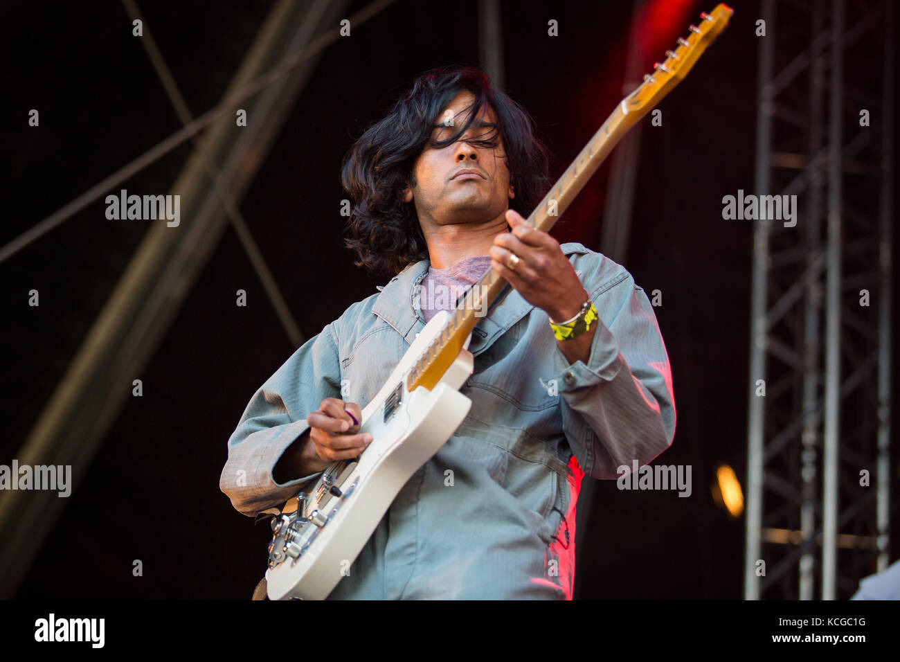 The American experimental pop band Yeasayer performs a live concert at ...