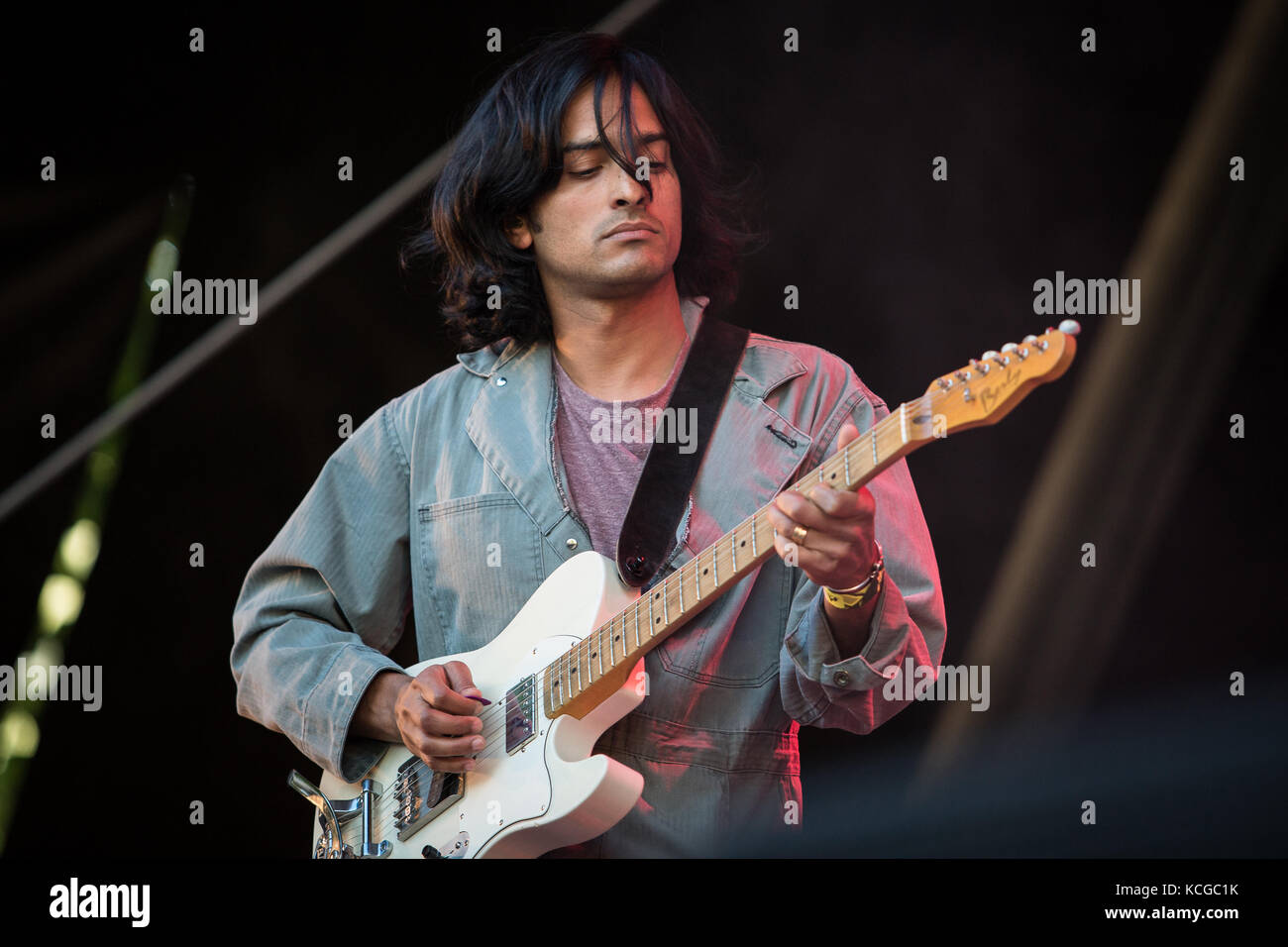 The American experimental pop band Yeasayer performs a live concert at ...