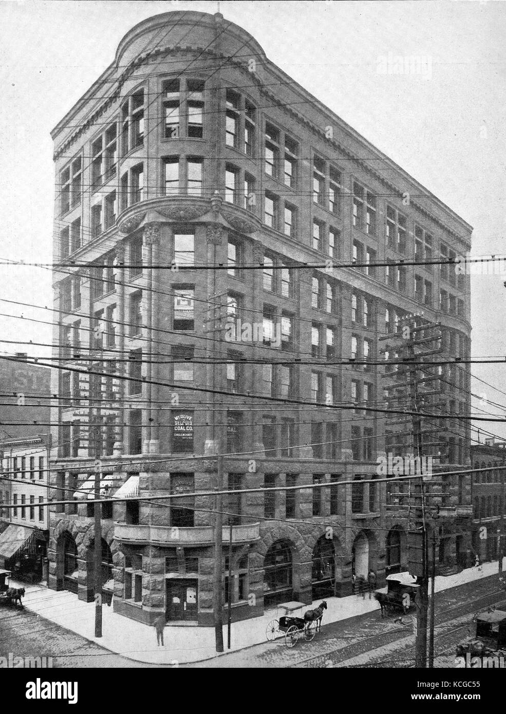 United States of America, the building of the newspaper, Globe Democrat ...