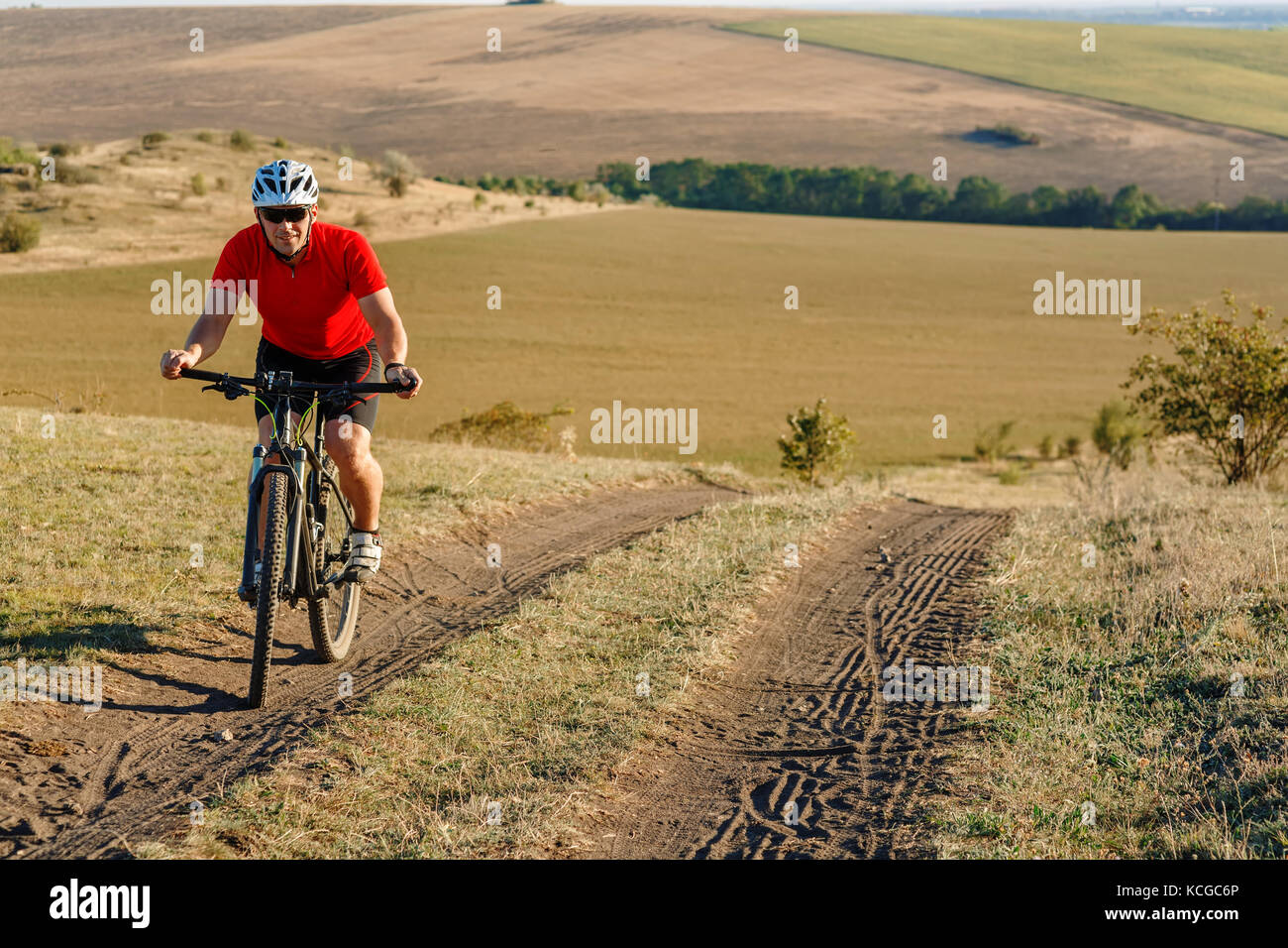 mountain bike sport athlete man riding outdoor Stock Photo - Alamy