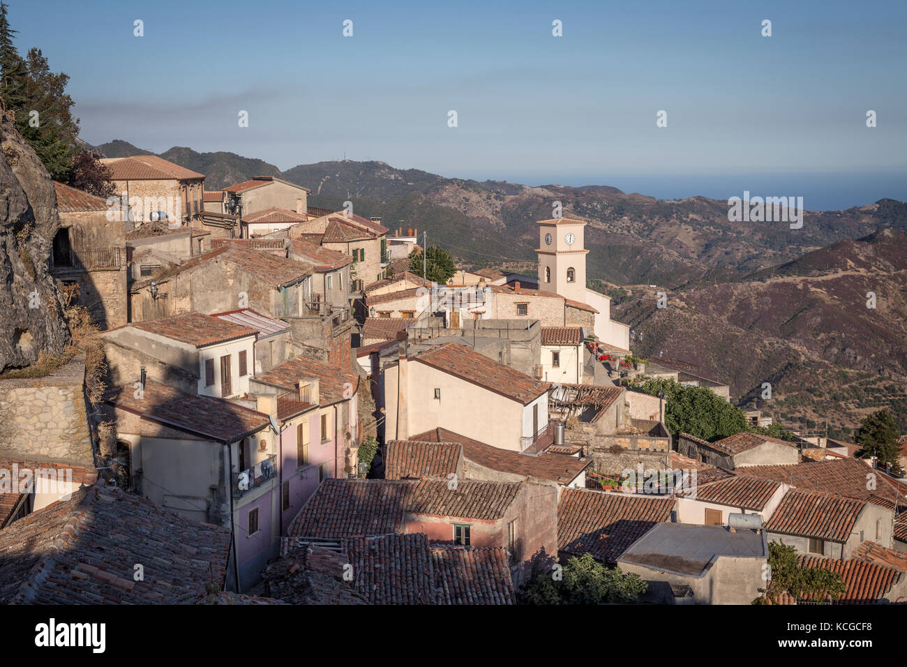 The hilltop village of Bova, Calabria, Italy Stock Photo - Alamy