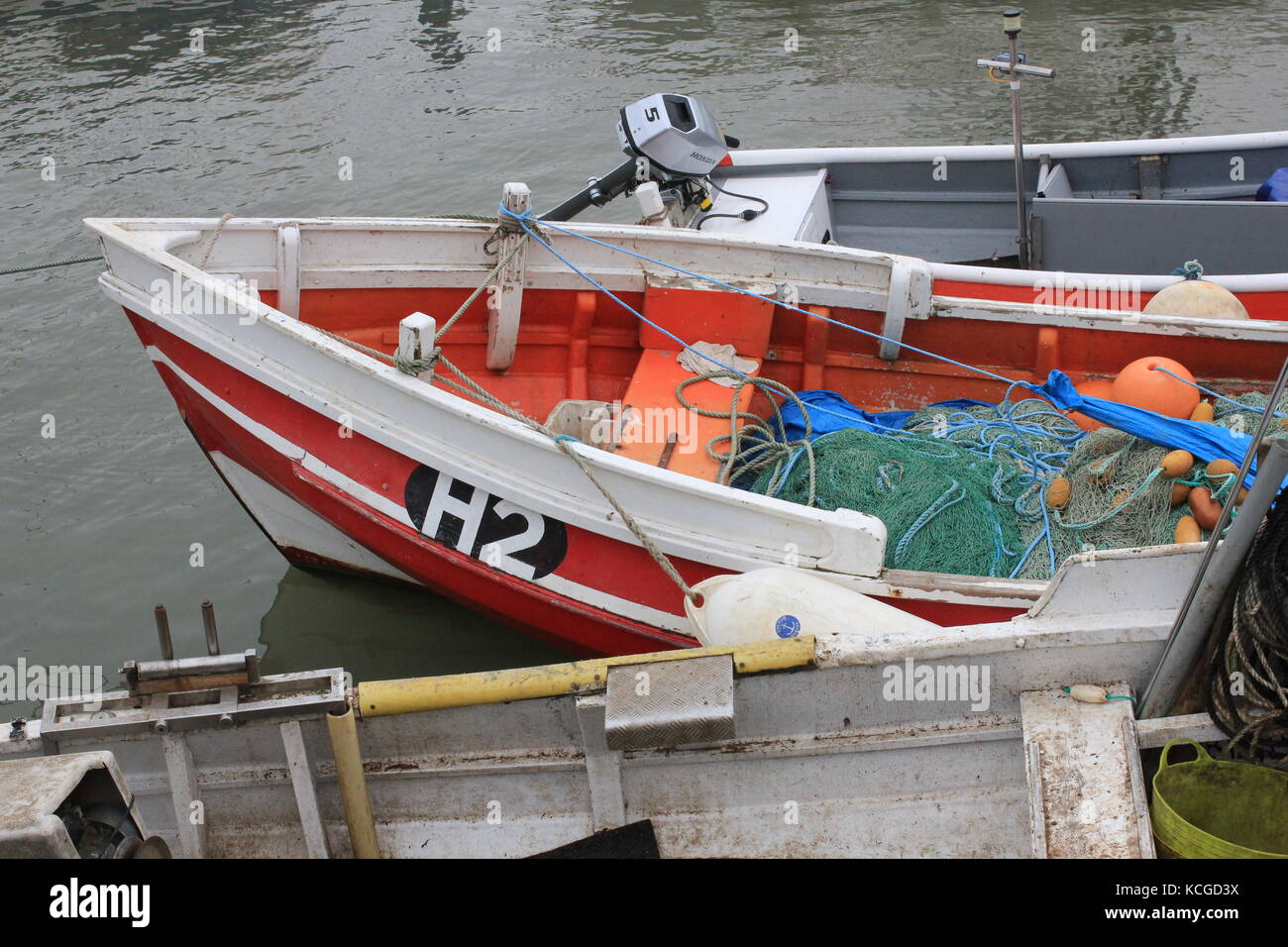 British fishing boats at port Stock Photo - Alamy