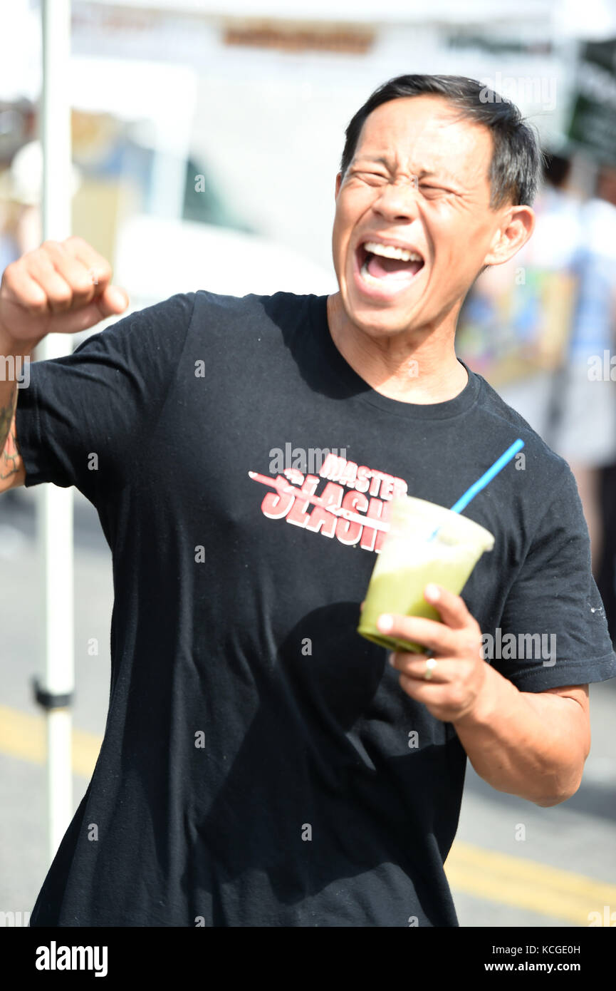 Ernie Reyes Jr goes to the Studio City Farmers Market Featuring: Ernie ...