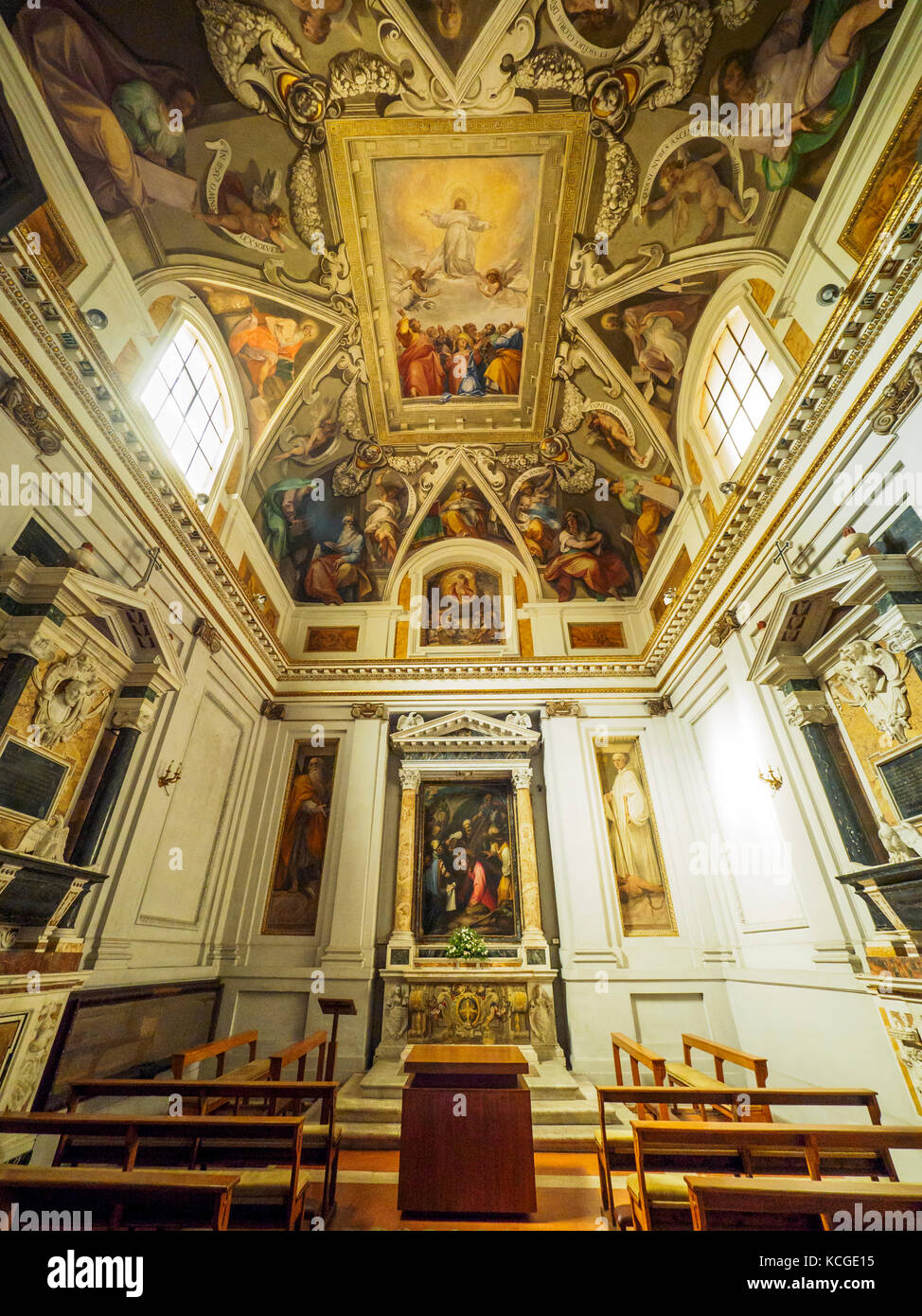Basilica di Santa Prassede - Rome, Italy Stock Photo - Alamy