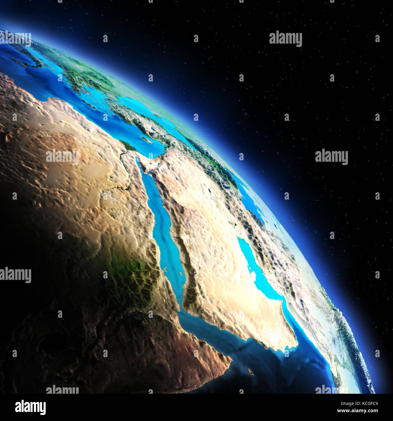 Planet Earth 3d rendering Stock Photo - Alamy