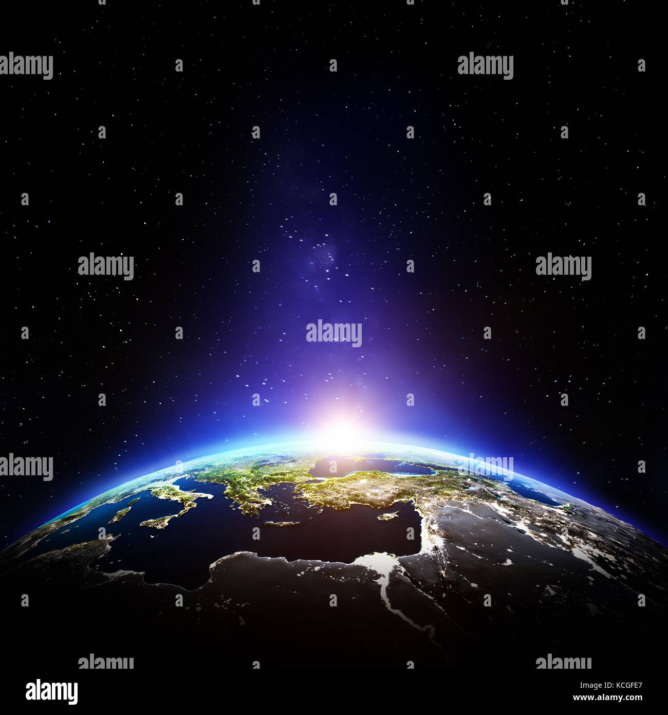 Planet earth night hi-res stock photography and images - Alamy