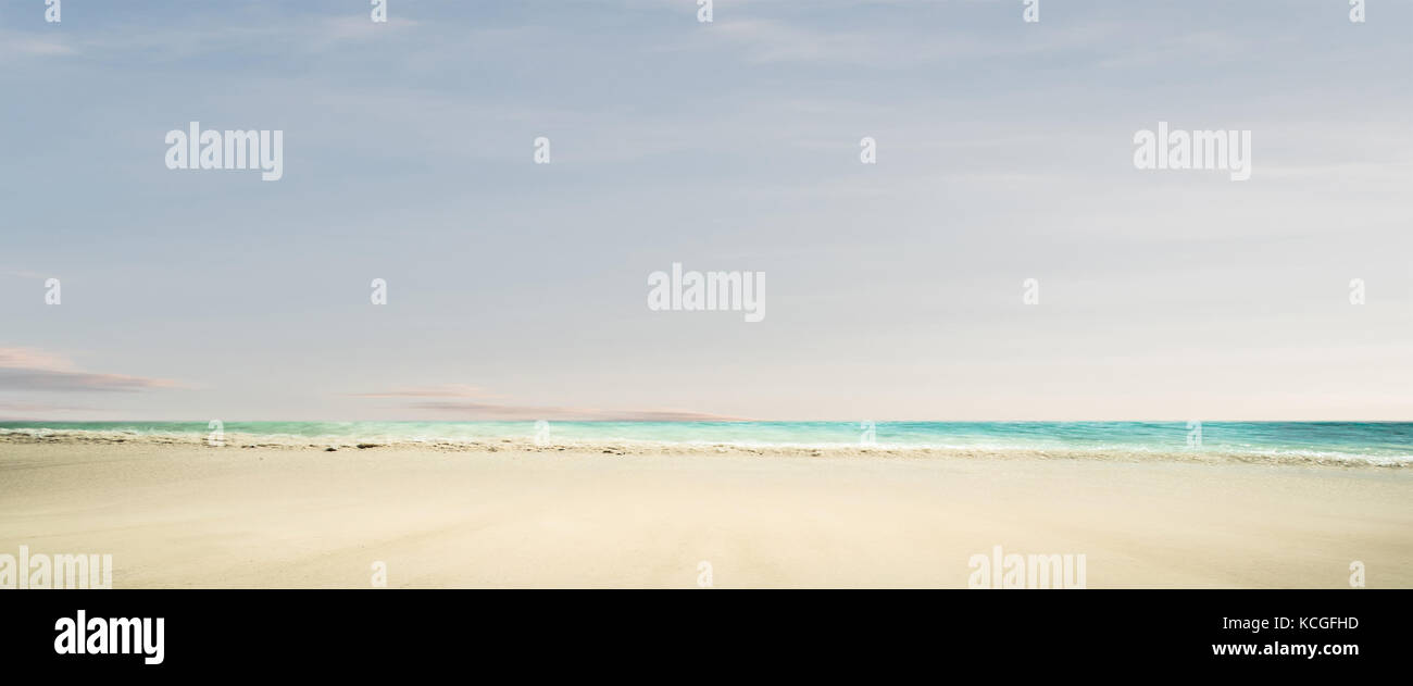 Sun and island beach Stock Photo - Alamy