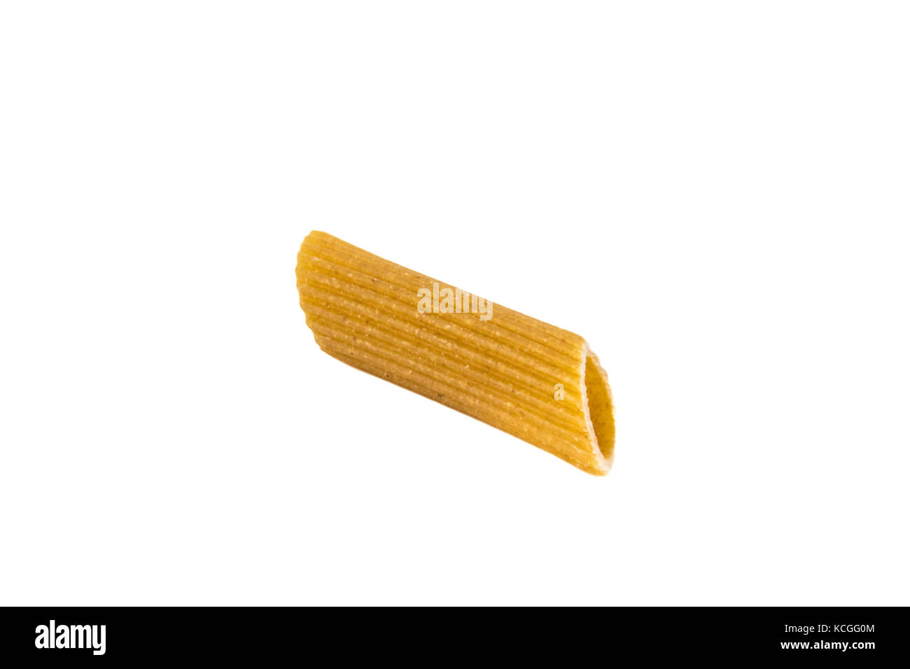 one penne pasta isolated on white background Stock Photo - Alamy
