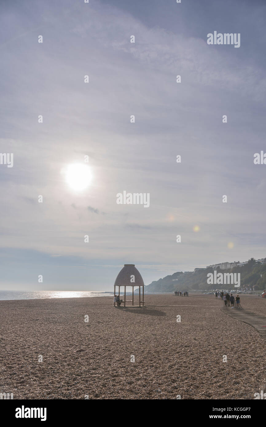 Folkestone beach boardwalk hi-res stock photography and images - Alamy