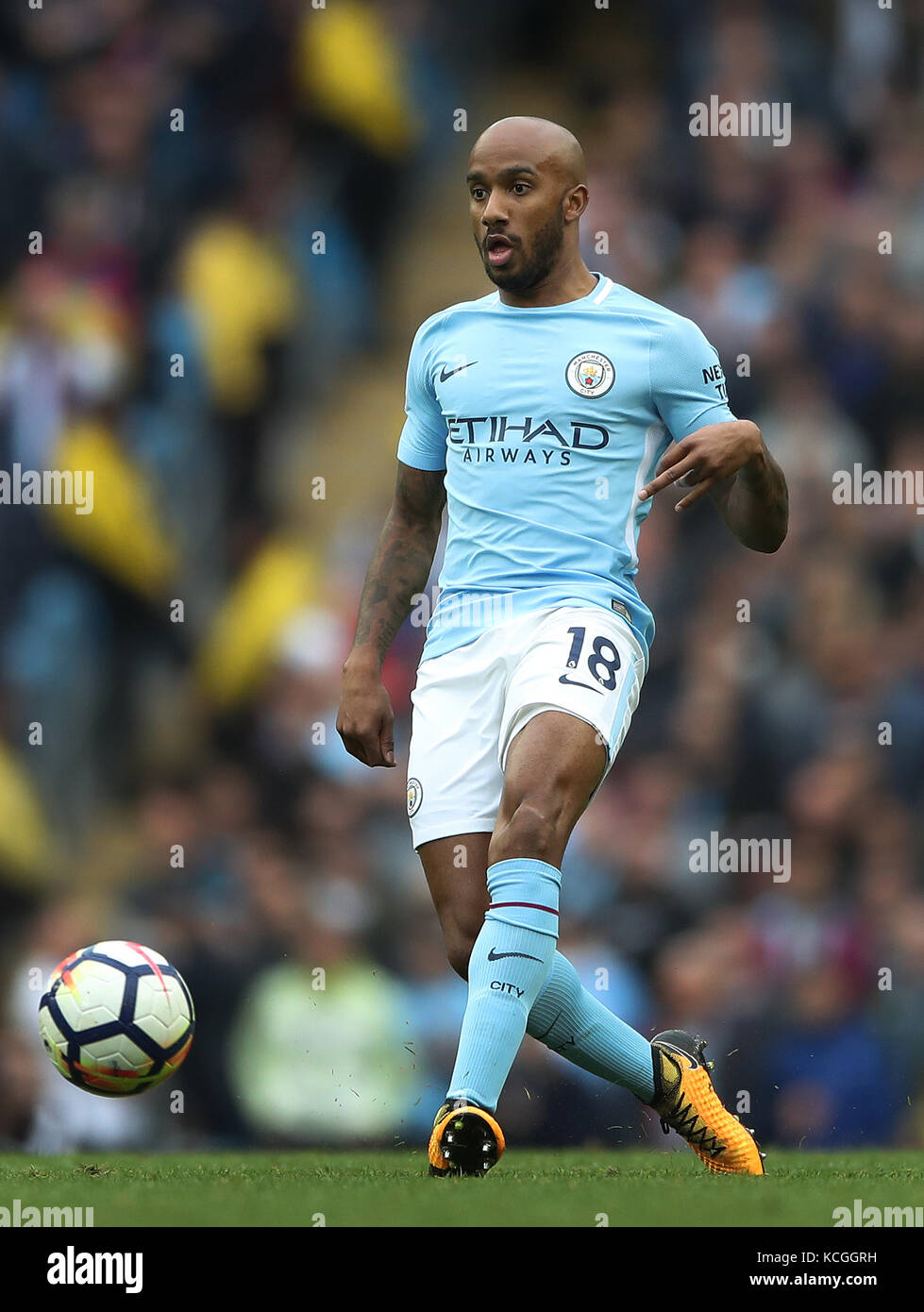 Manchester City's Fabian Delph Stock Photo - Alamy