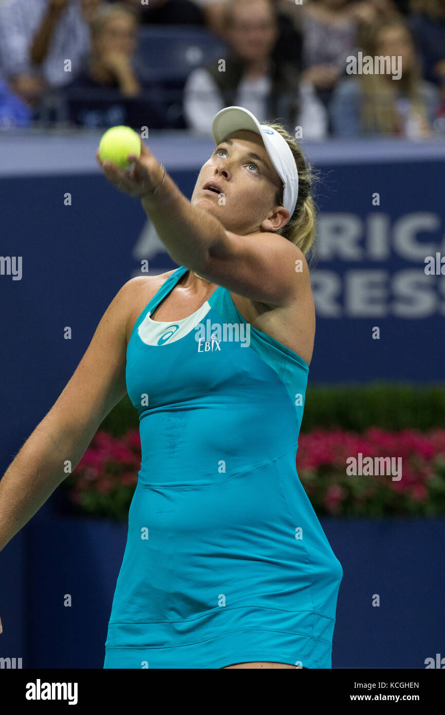 CoCo Vandeweghe (USA) competing in the Women's Semi-Finals at the 2017 ...