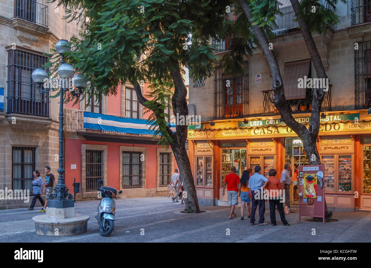 Plaza de la Yerba, Jerez de la Frontera, Spain Stock Photo - Alamy
