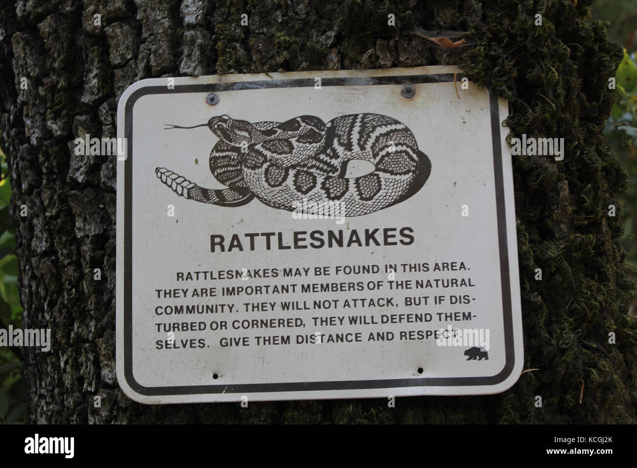 Rattlesnake Caution Sign High Resolution Stock Photography and Images ...