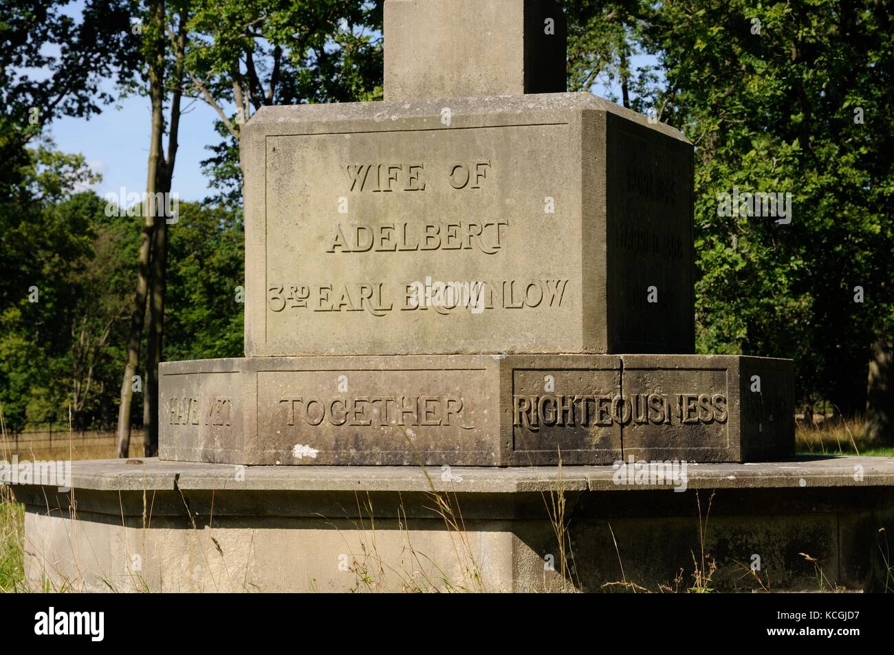 Memorial to Adelaide Brownlow on the green at Little Gaddesden ...