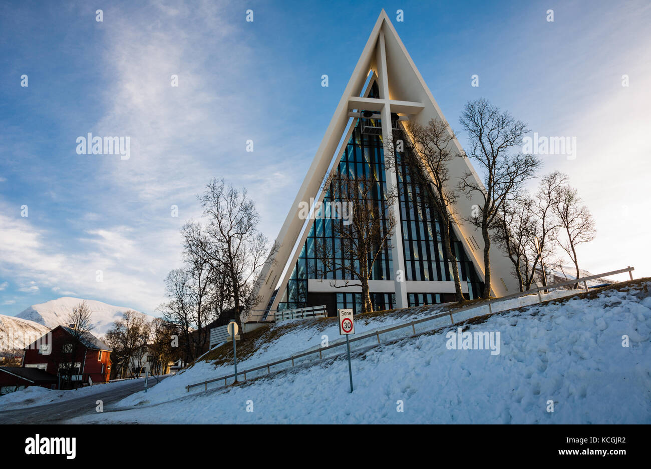 Tromsdalen Church, also known as Ishavskatedralen, The Arctic Cathedral ...