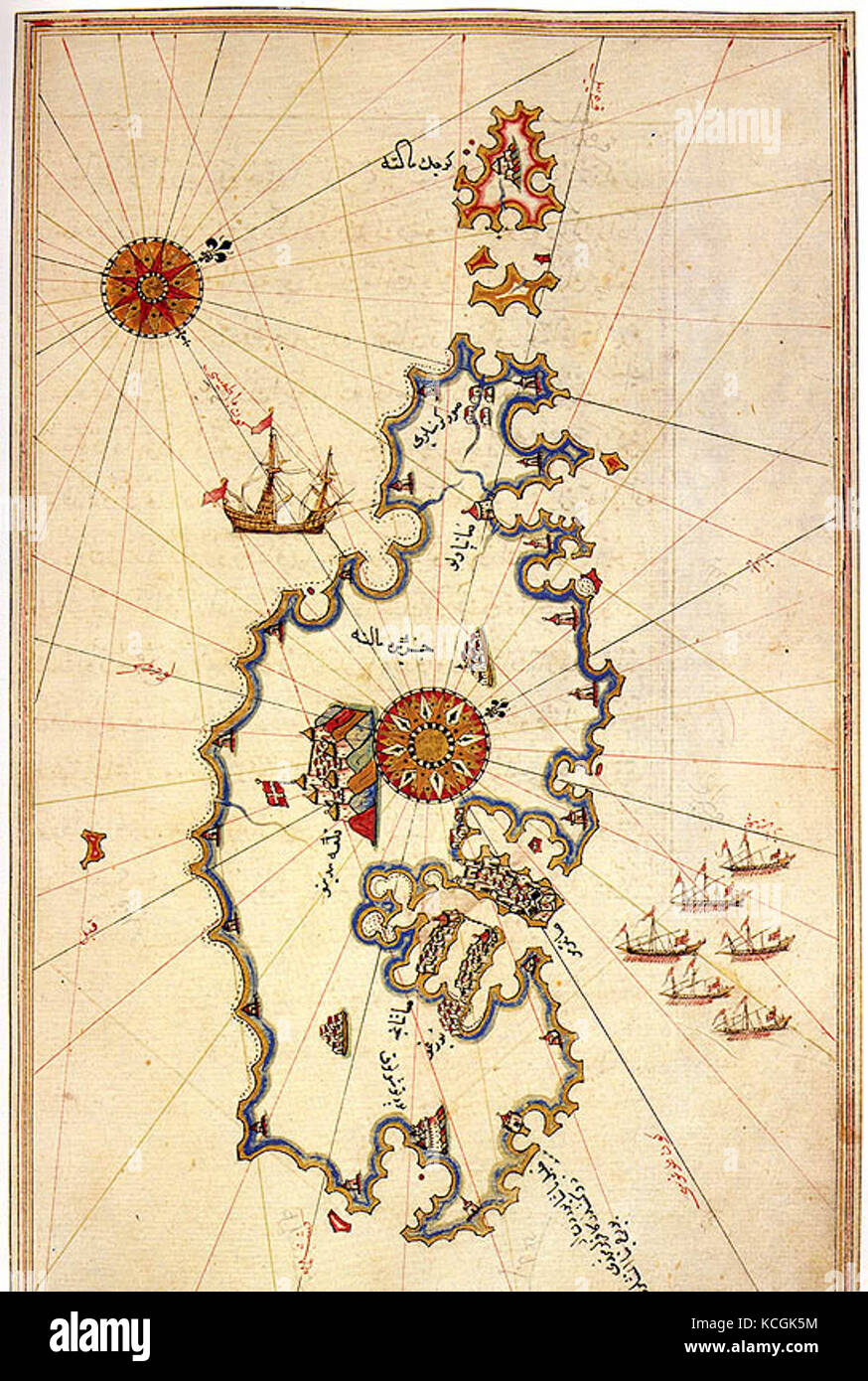 Antique Map Of Malta High Resolution Stock Photography and Images - Alamy