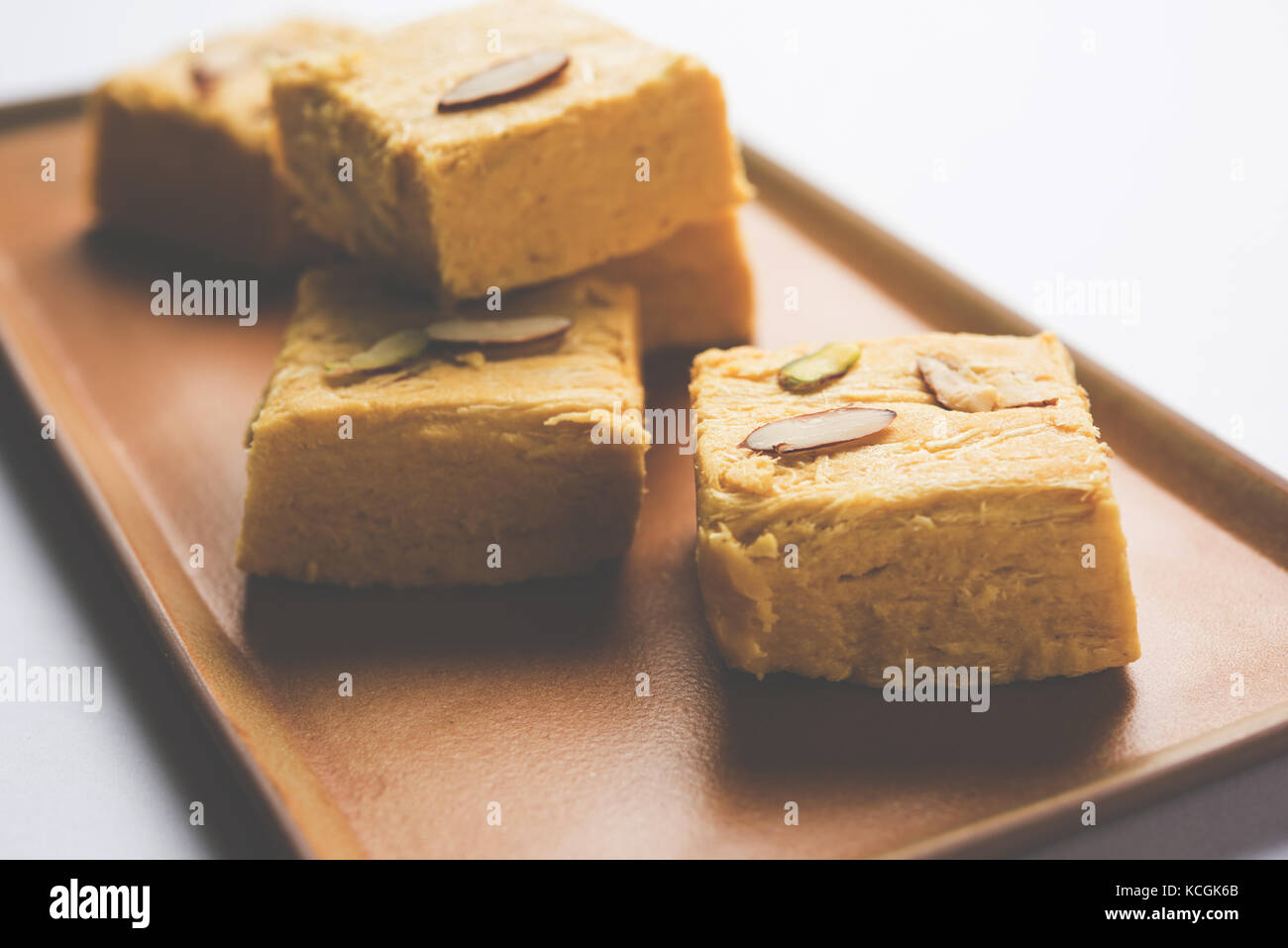 Stock photo of Soan Papdi or Soan roll or Patisa or patisha, popular ...