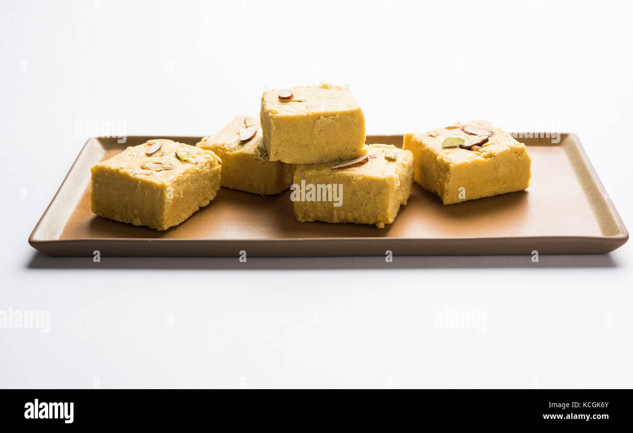 Stock photo of Soan Papdi or Soan roll or Patisa or patisha, popular ...