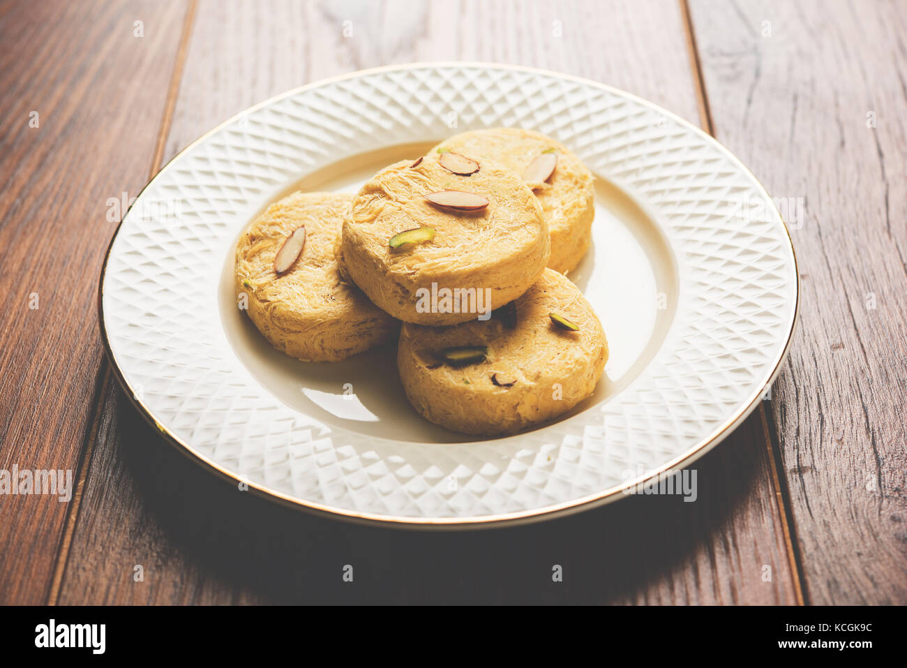 Stock photo of Soan Papdi or Soan roll or Patisa or patisha, popular ...
