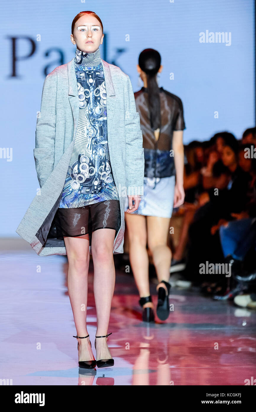 October 3, 2017. Toronto, Canada – fashion models represents different ...