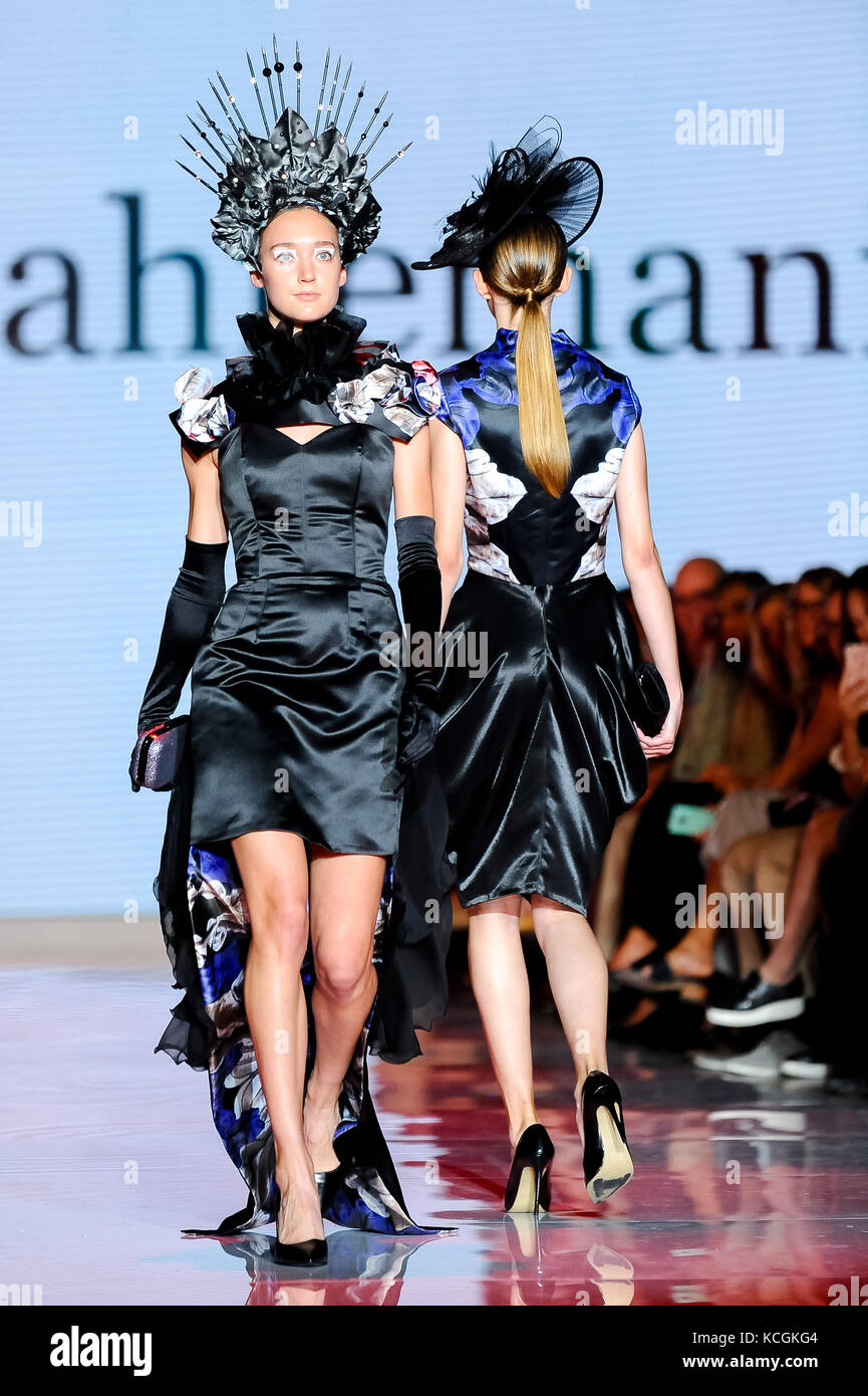 October 3, 2017. Toronto, Canada – fashion models represents different ...