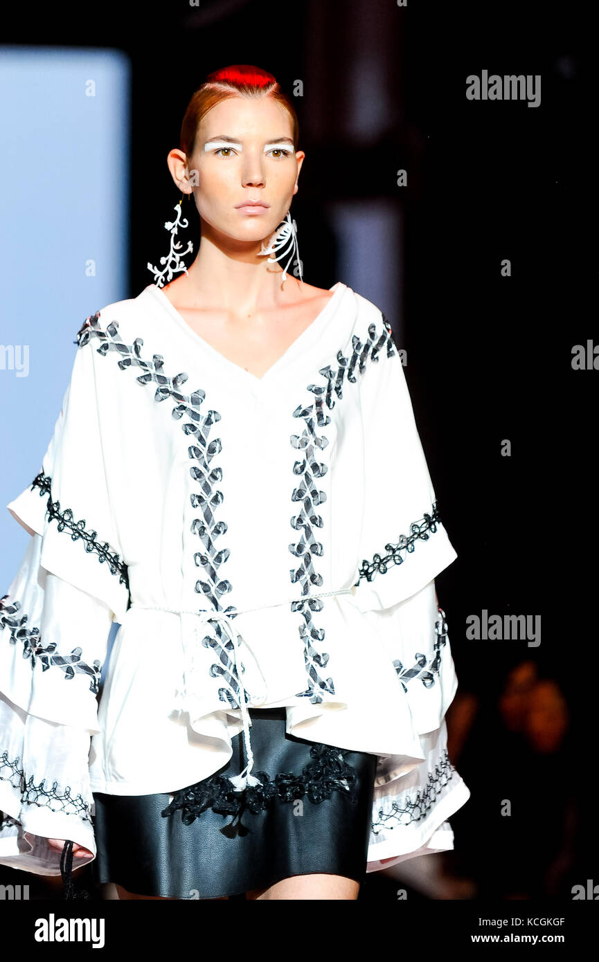 October 3, 2017. Toronto, Canada – fashion models represents different ...