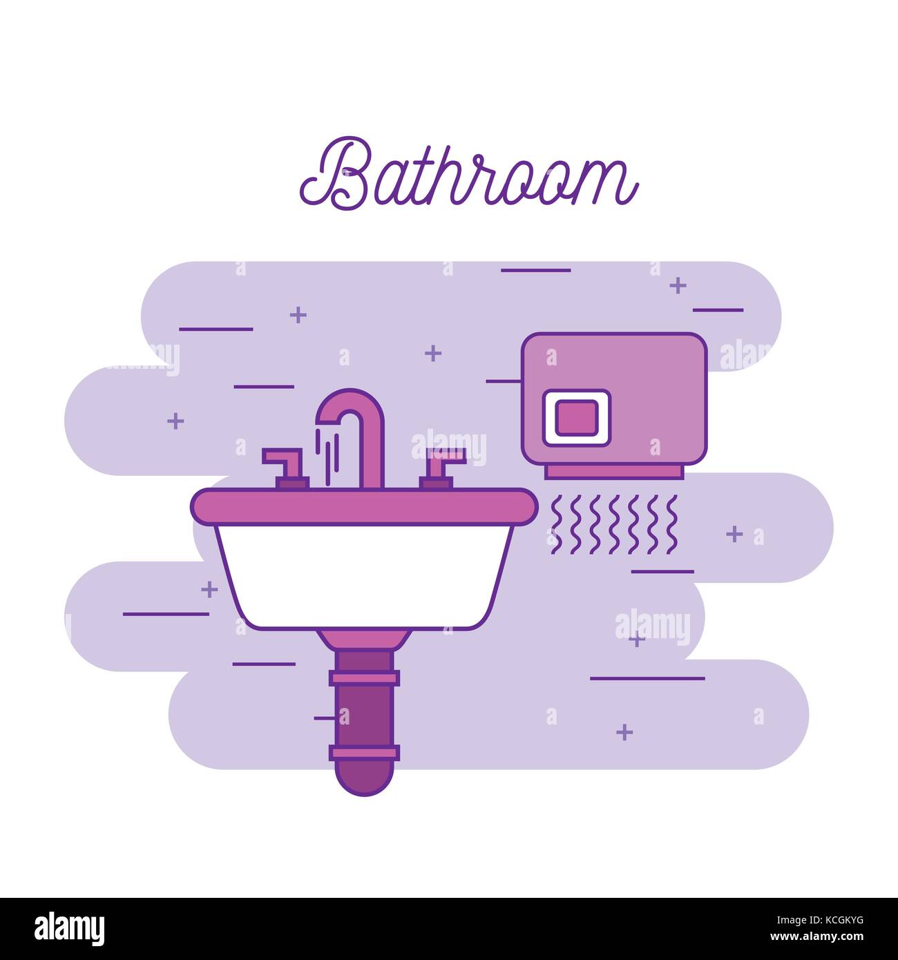 Interior towel dryer icon Stock Vector Images - Alamy