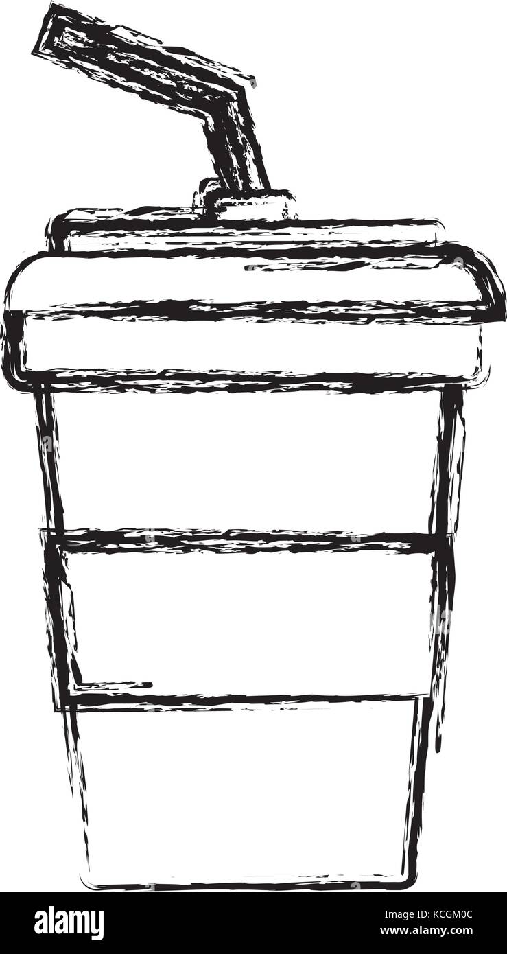 drink cup icon over white background vector illustration Stock Vector ...