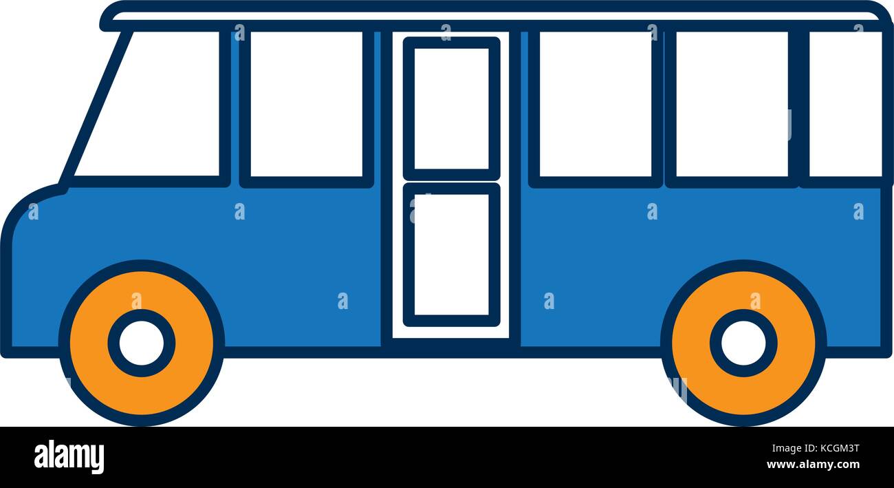 bus icon over white background vector illustration Stock Vector Image ...