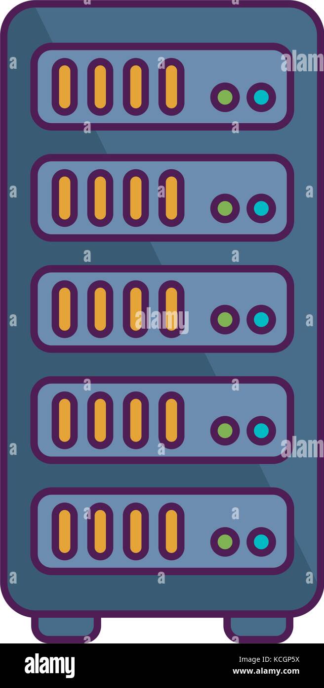 data center server icon over white background vector illustration Stock ...