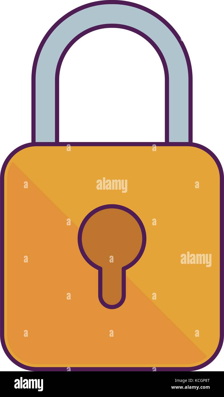 padlock icon over white background vector illustration Stock Vector ...