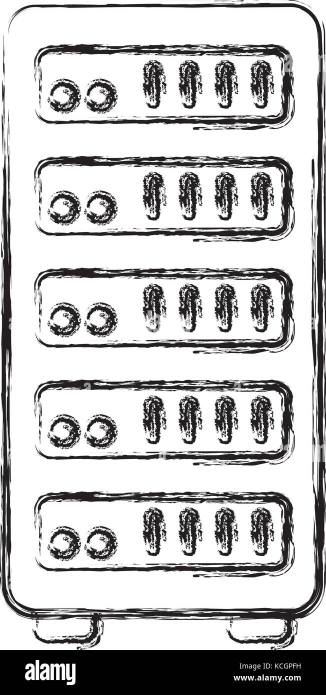 data center server icon over white background vector illustration Stock ...