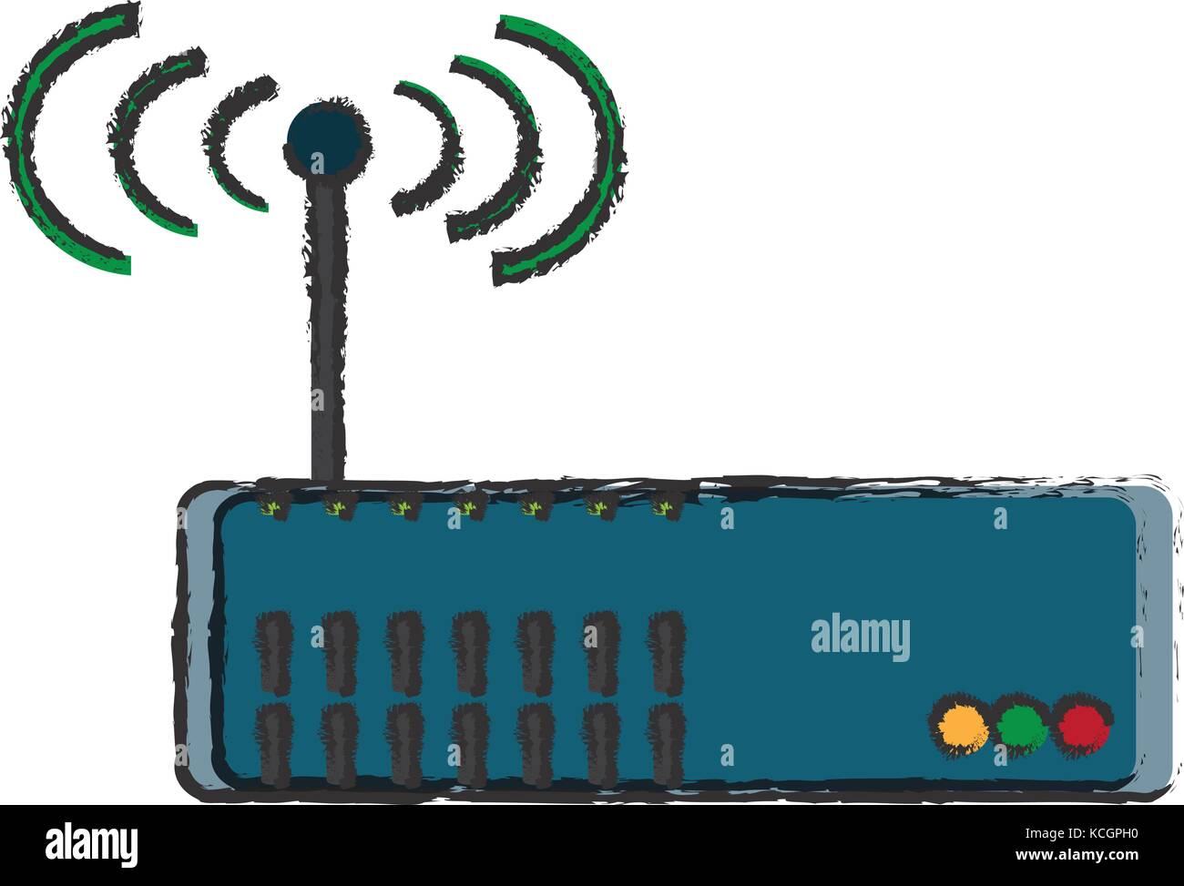 wireless router icon over white background vector illustration Stock ...